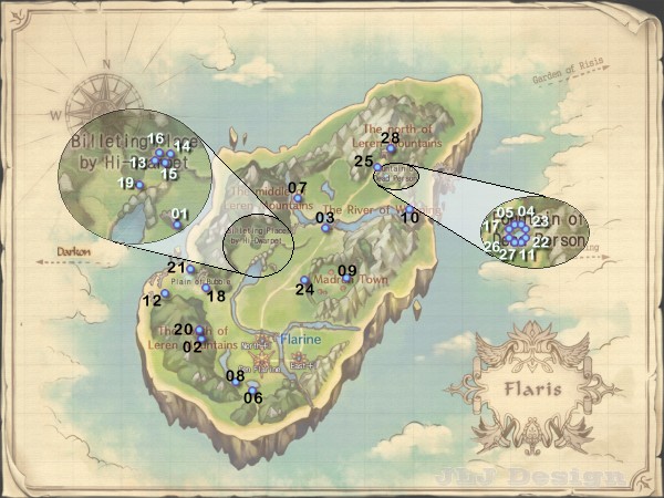 Carte de flaris - Flyff World