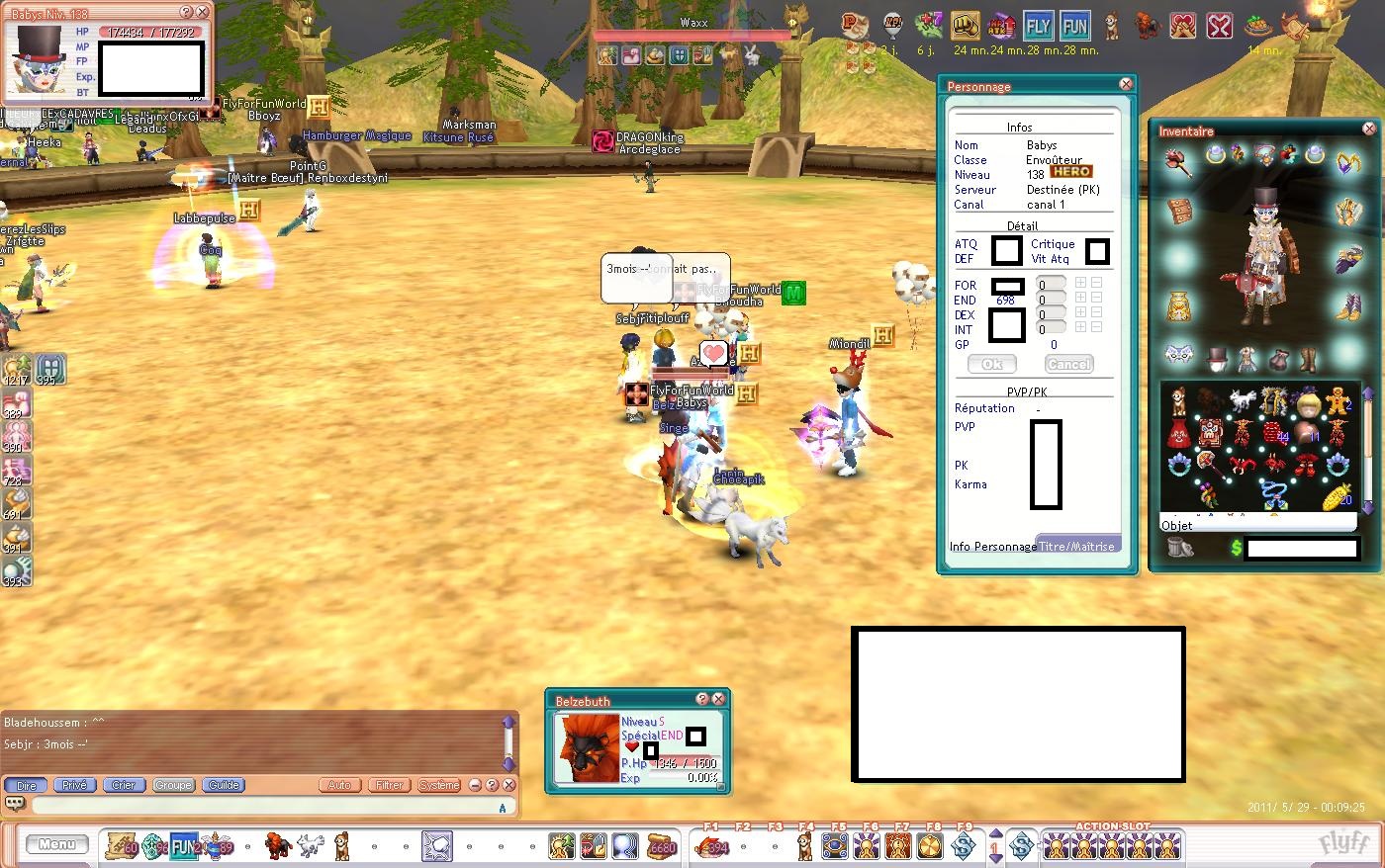 Records par Classes - Flyff World