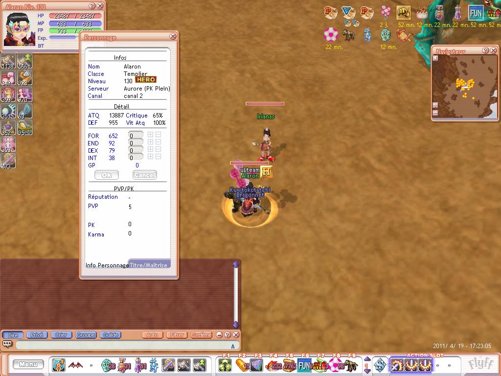 Records par Classes - Flyff World