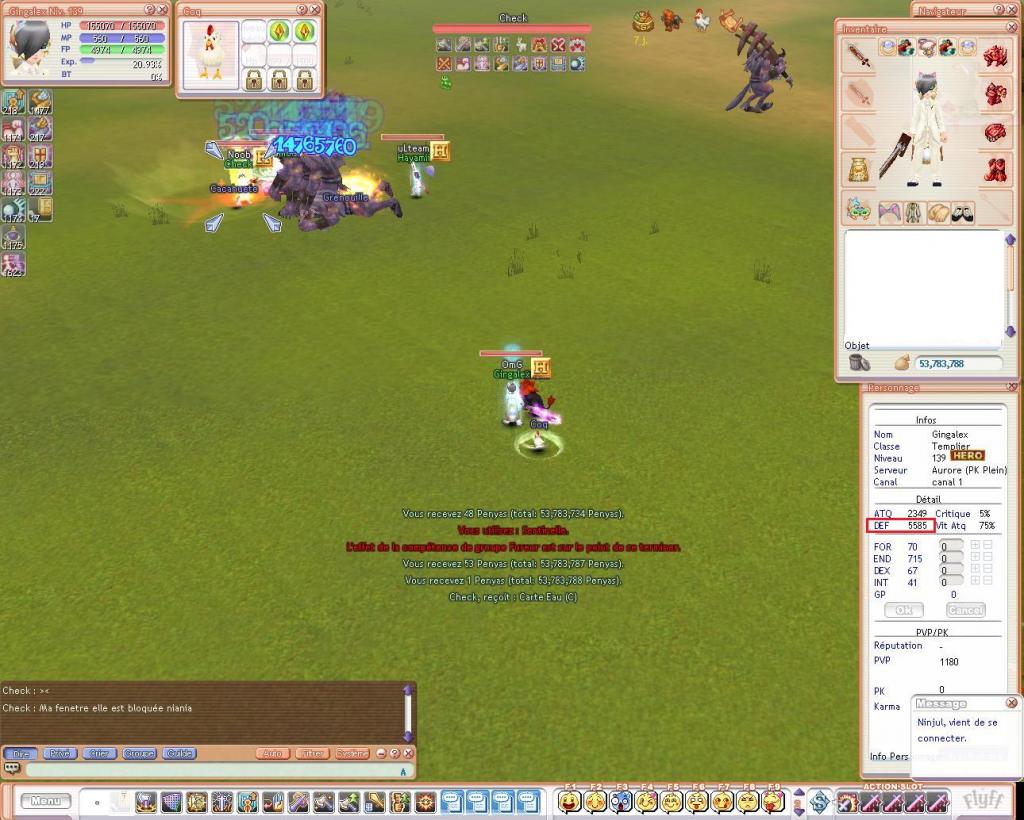 Records de Statistiques - Flyff World