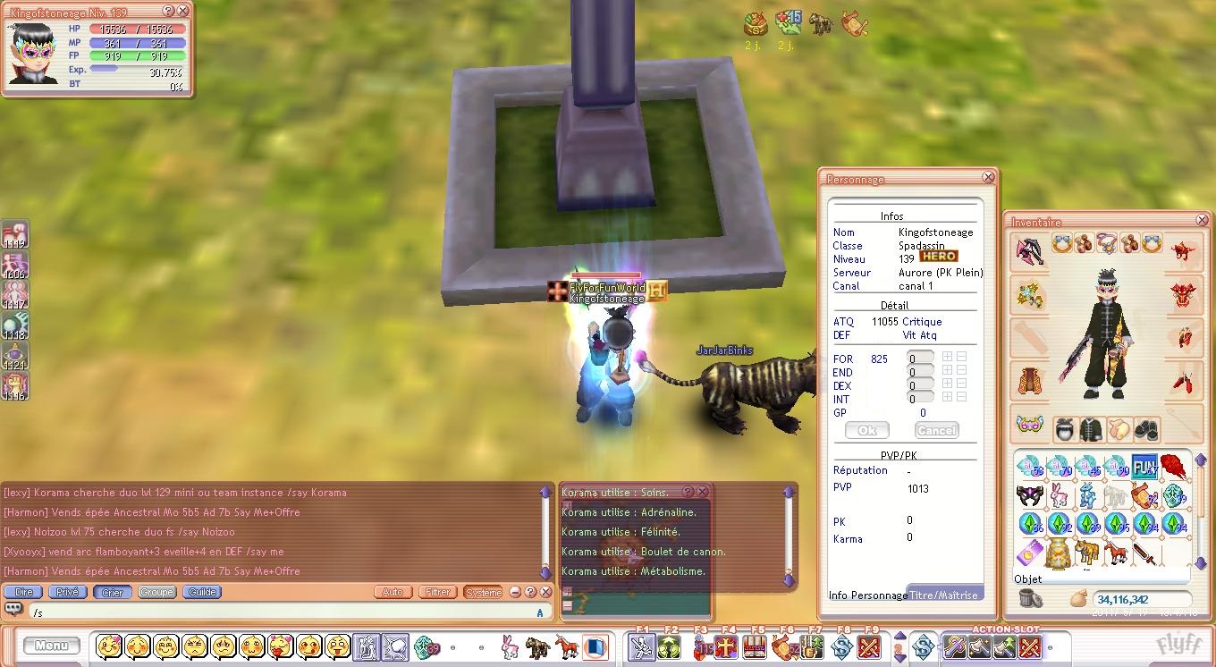 Records de Statistiques - Flyff World