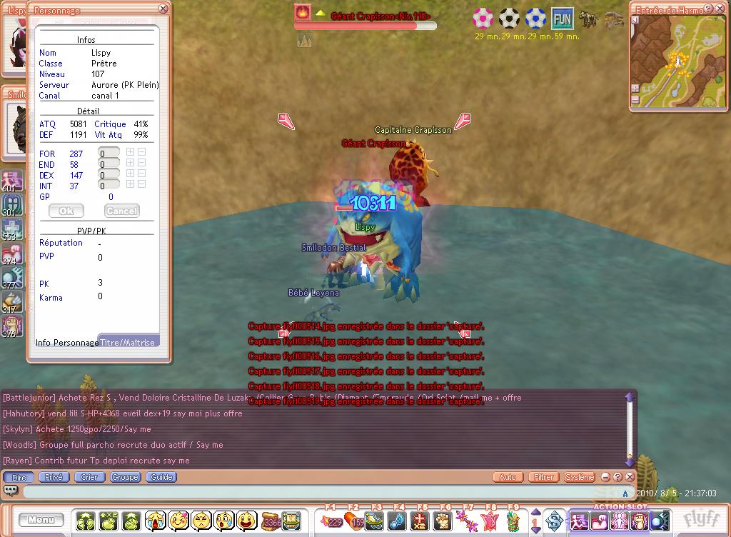 Records par Classes - Flyff World