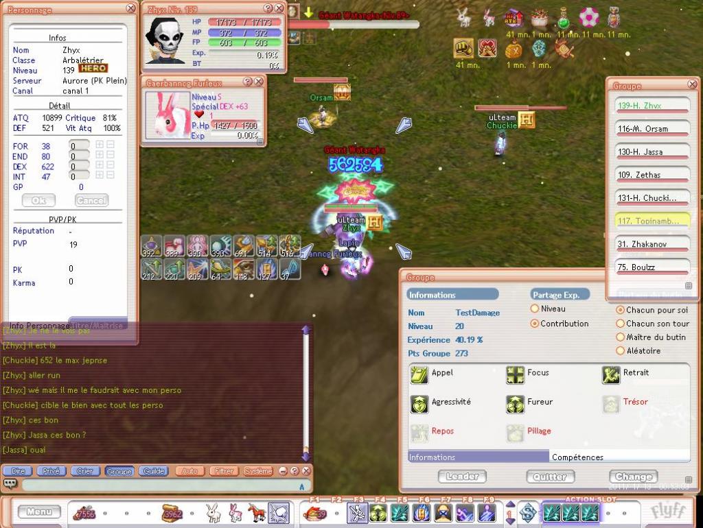 Records de Statistiques - Flyff World