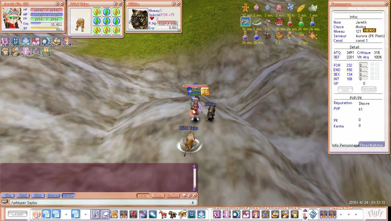 Records de Statistiques - Flyff World