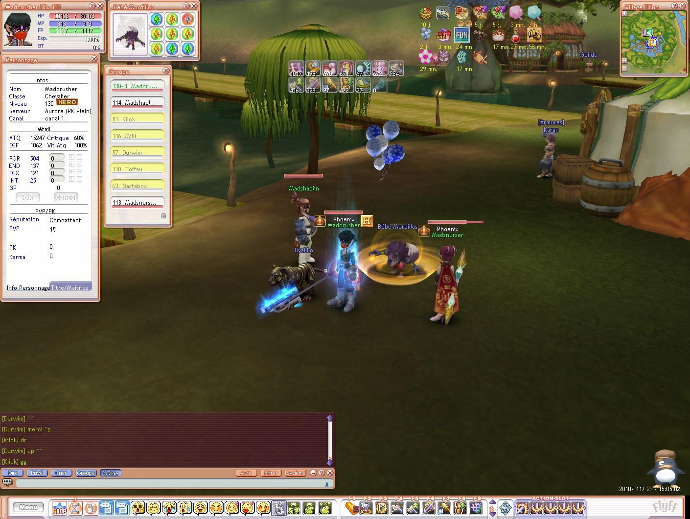 Records par Classes - Flyff World